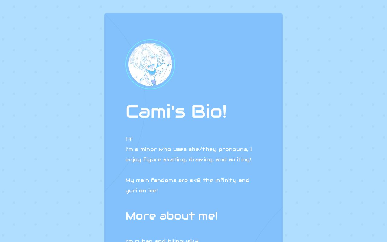 Cami's Bio